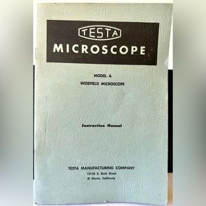 Testa | Other | Vintage Testa Model A Widefield Portable Microscope ...